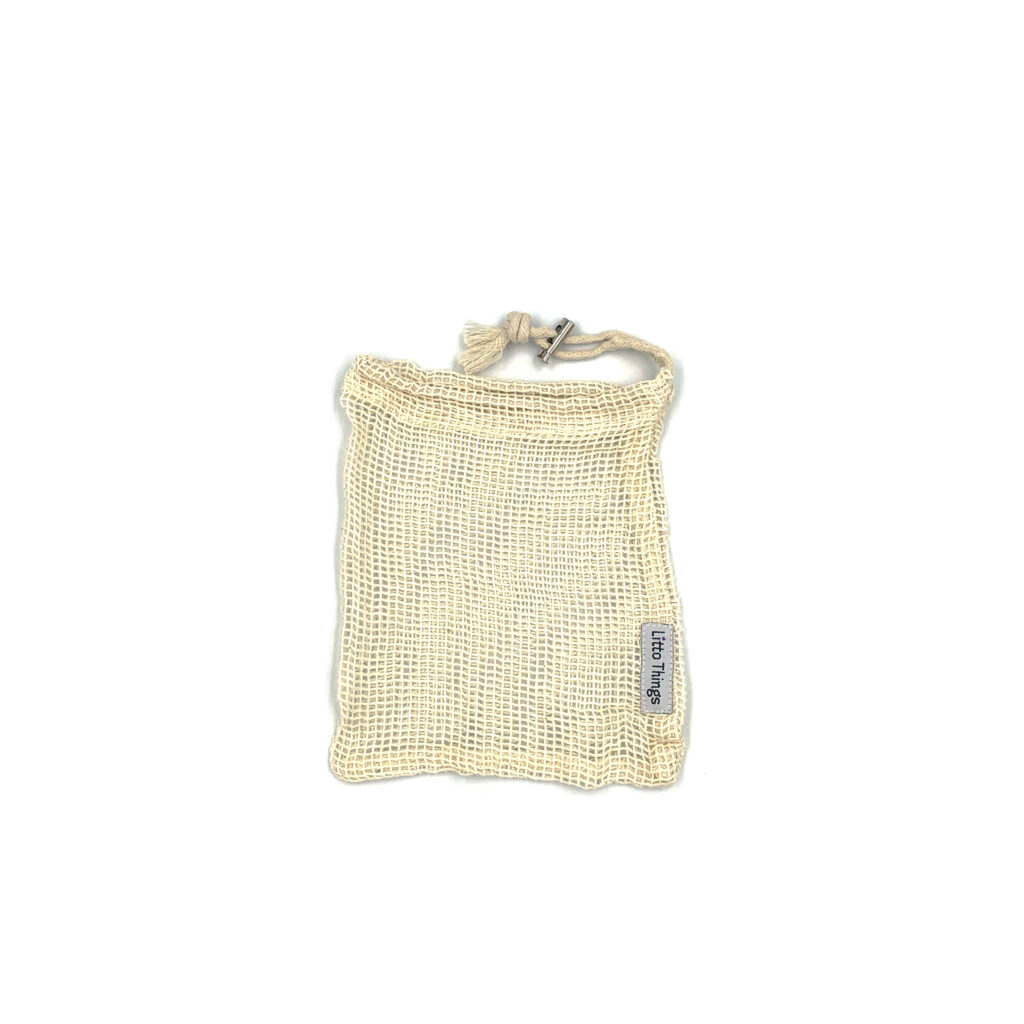 Cotton Mesh Wash Bag - For Washing Anything Delicate - Litto Things
